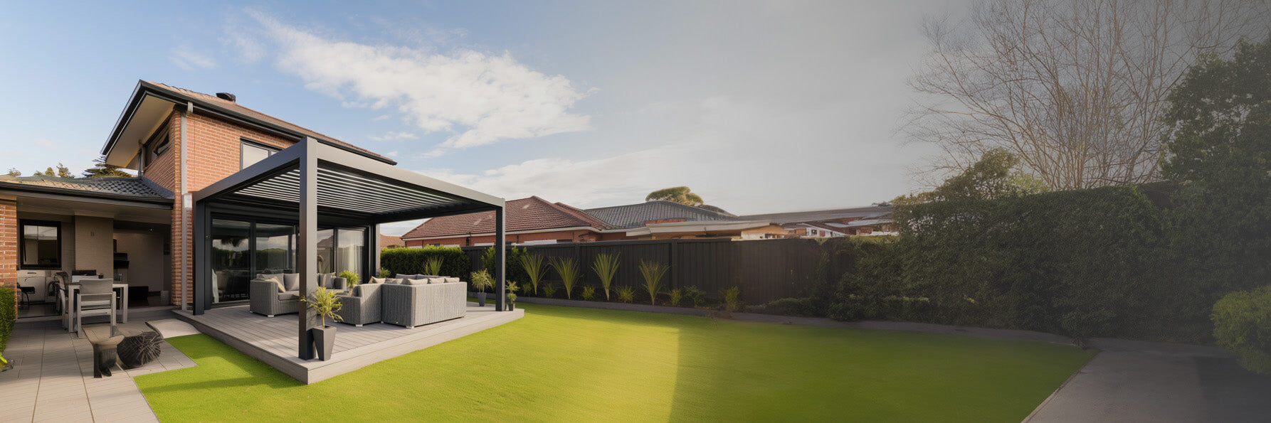 Louvred Aluminium Pergola | Pergola Kits | Outmos – Outmos Pergola