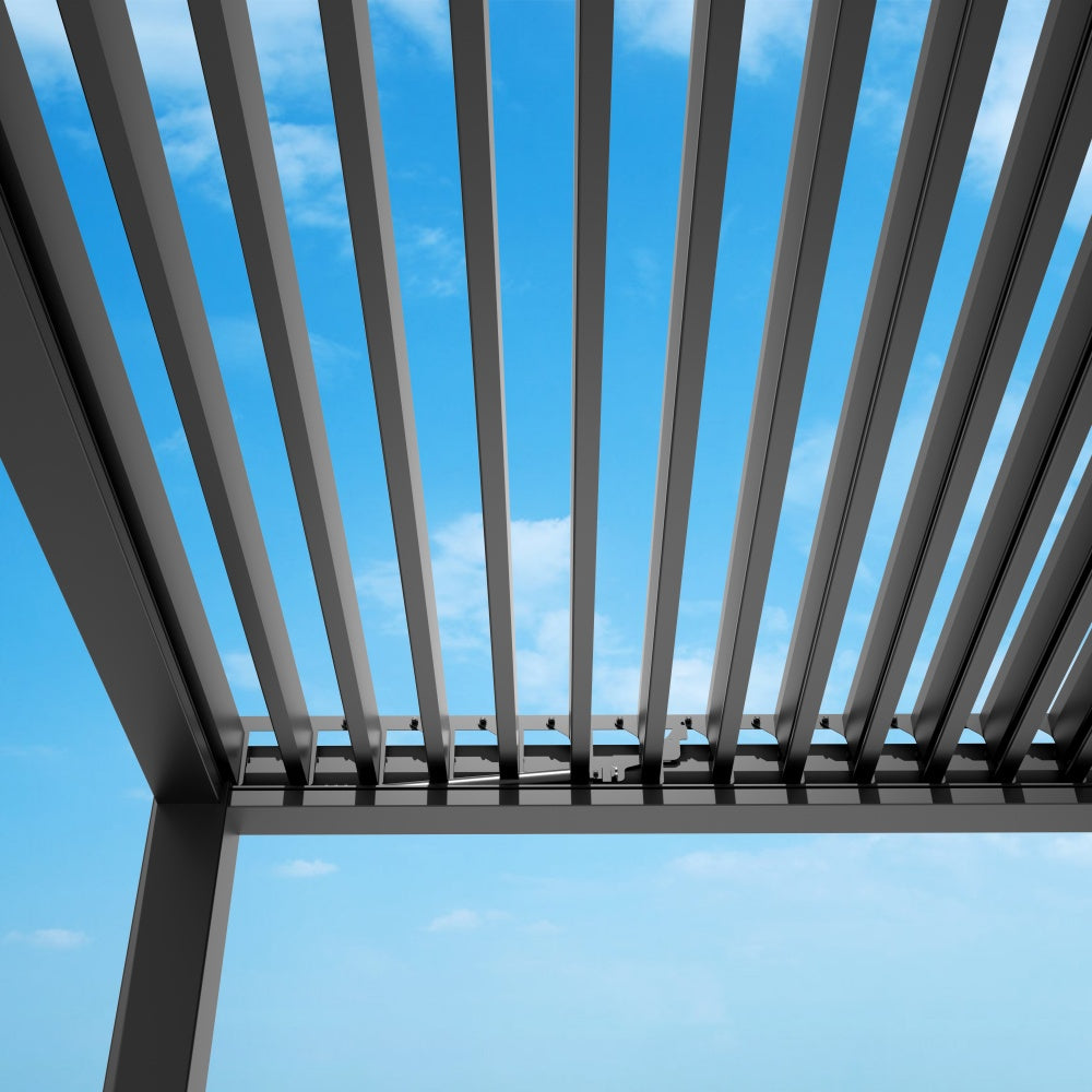 Aluminium Louvred Pergola - Skyline Heavy Duty Louvred Pergola – Outmos ...